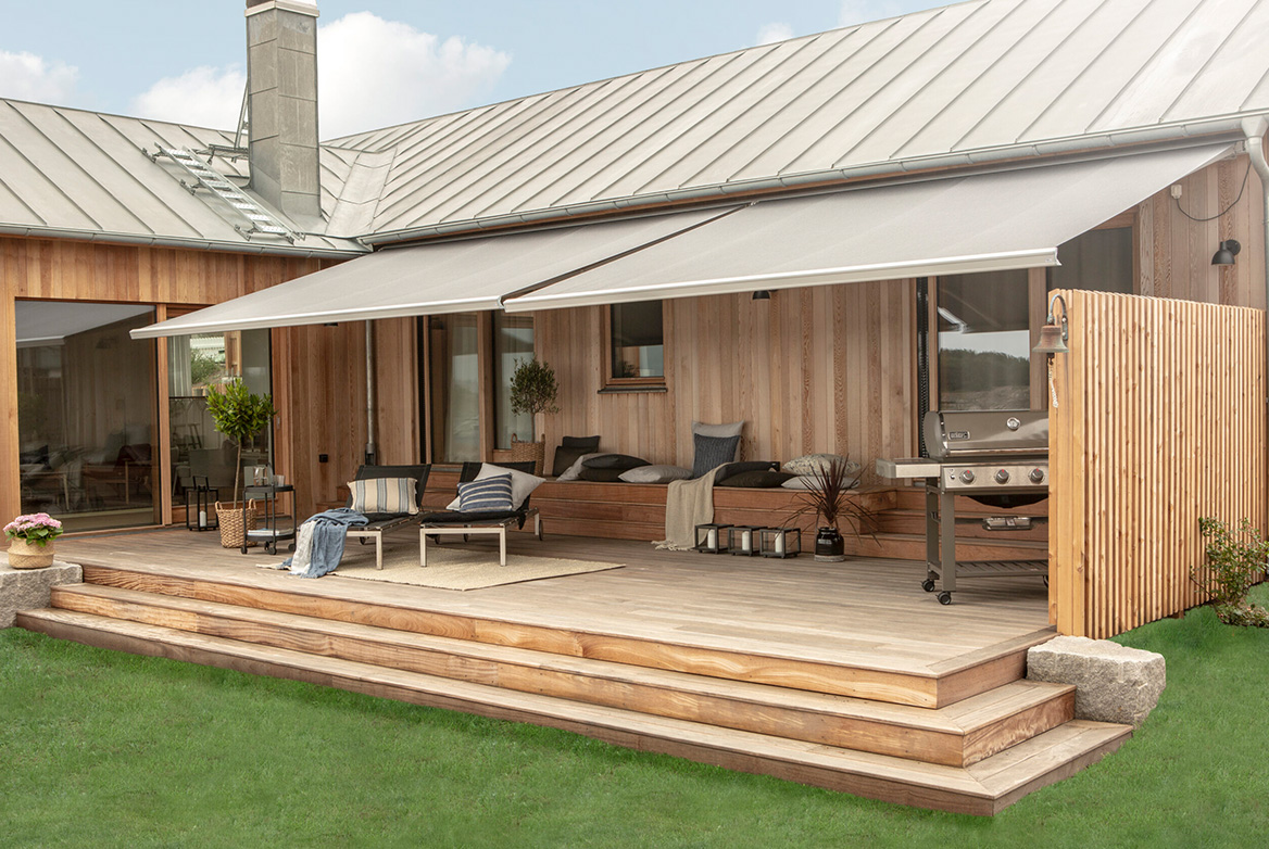 Markiser | Skreddersydd Solskjerming | Fasadeprodukter